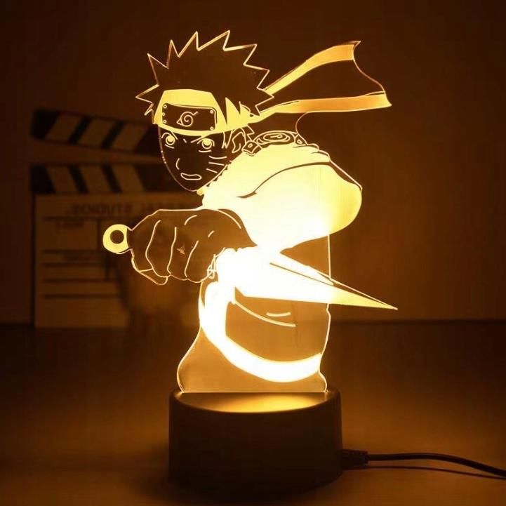 Lampka Nocna Led 3D Anime Naruto Hologram 2Xpanele - Ceny i opinie ...