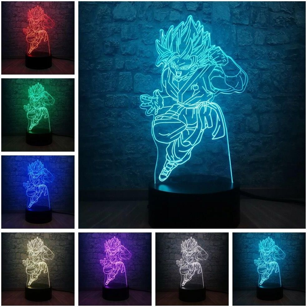 Plexido Lampka Nocna Led 3D Son Goku Ssj Dragon Ball Imię - Opinie i ...