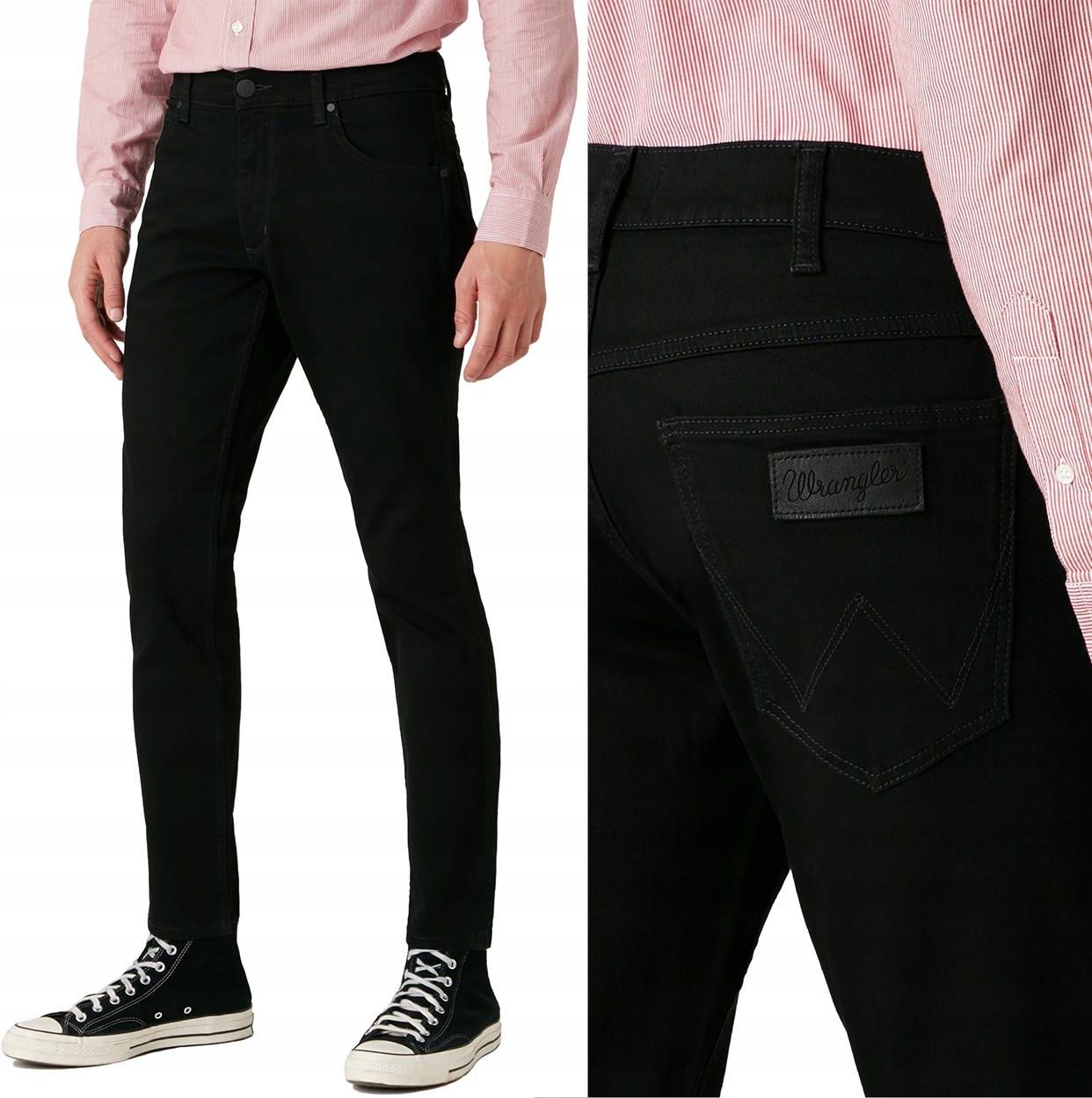 Wrangler Greensboro Black Valley Czarne W46 L30 - Ceny i opinie - Ceneo.pl