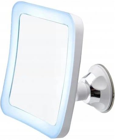 Lusterko LED łazienkowe PRZYKLEJANE PODŚWIETLANE KWADRATOWE MAKEUP ...