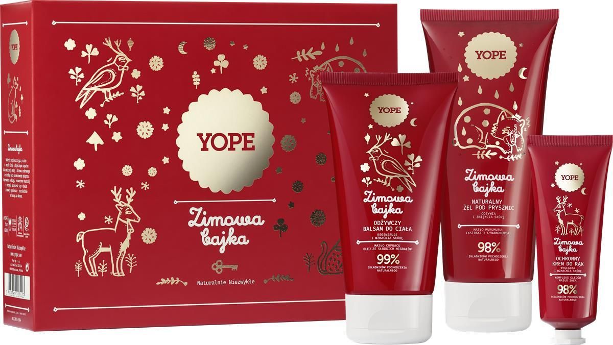 Zestaw dla kobiety Yope Zestaw Prezentowy Zimowa Bajka Żel Pod Prysznic 200Ml Balsam Do Ciała ...