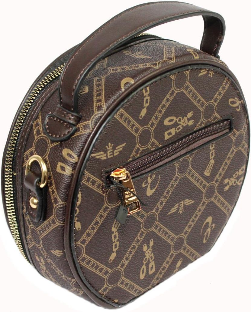 Torebka Damska ESLEE Okrągła Kuferek 8927 COFFE - Ceny i opinie - Ceneo.pl