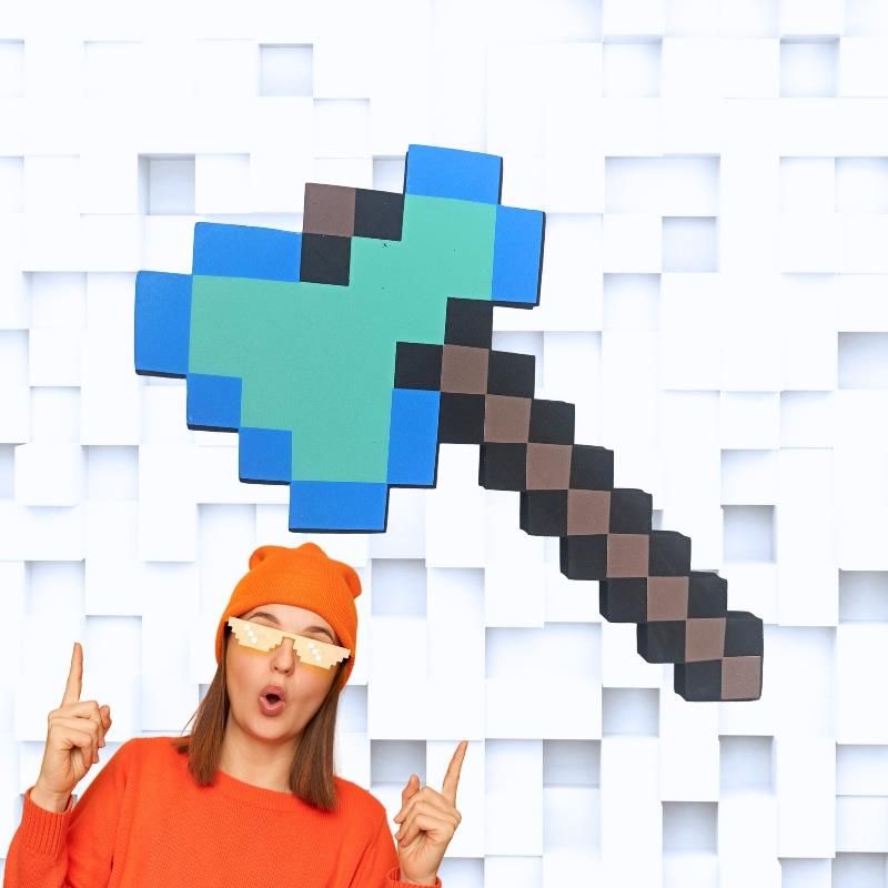 Pegaz Minecraft Miecz Topór Piankowy Diamentowy 41Cm - Ceny i opinie ...