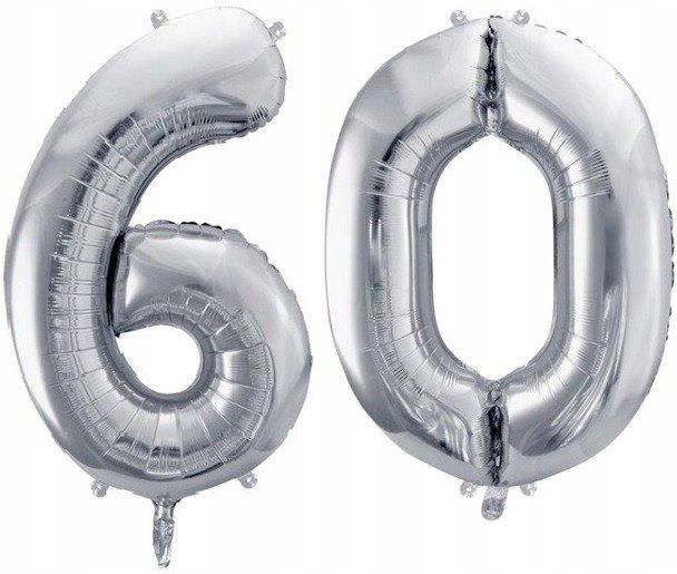 Balony Zestaw Na 60 Urodziny 60 Rocznica Ślubu Gody Konfetti - Ceny i ...