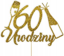 Dekoracja tortu na 60 urodziny - ceny i opinie - Ceneo.pl