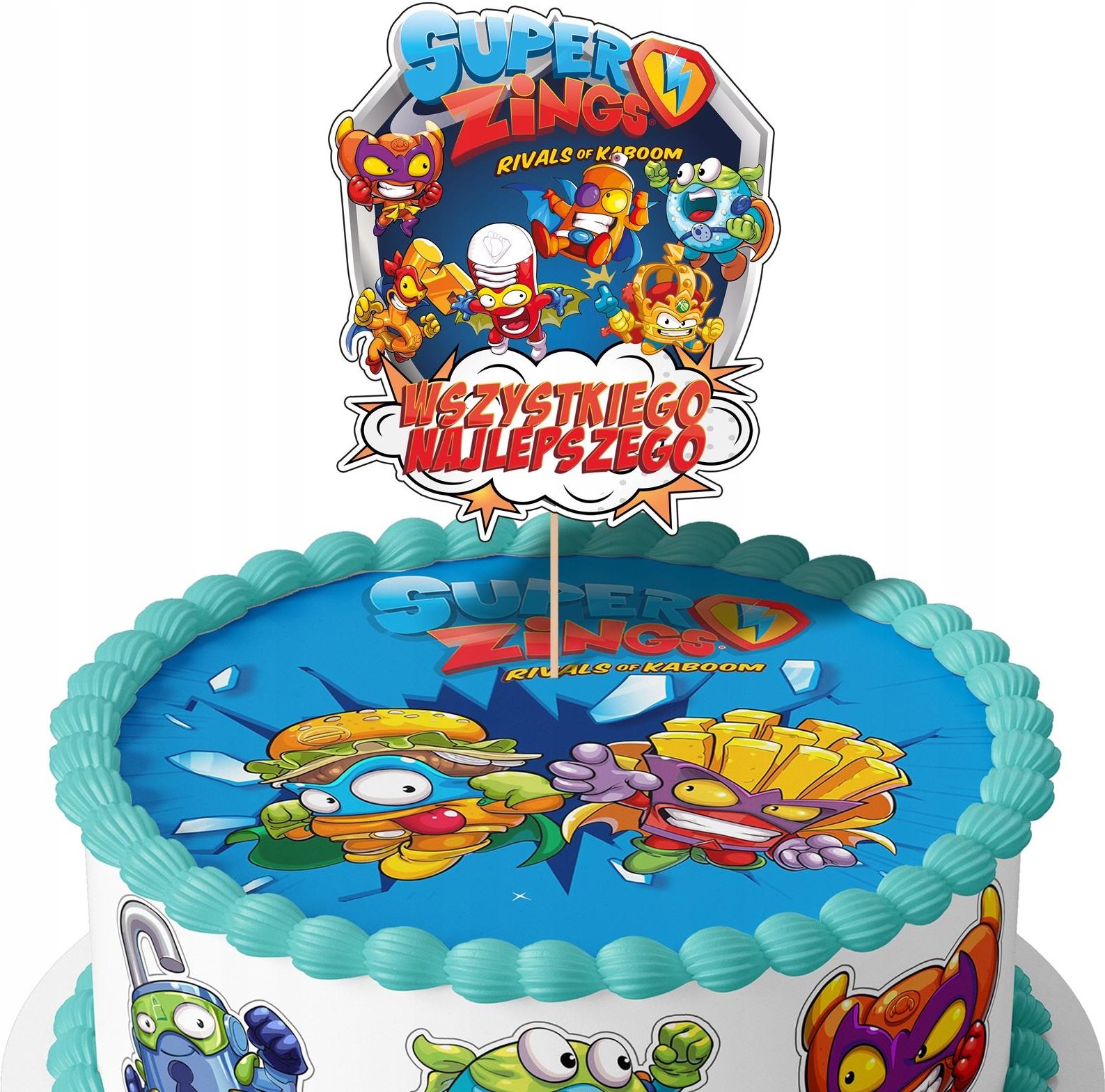 World Case Topper Na Tort Urodzinowy Zings Z Życzeniami - Ceny i opinie ...