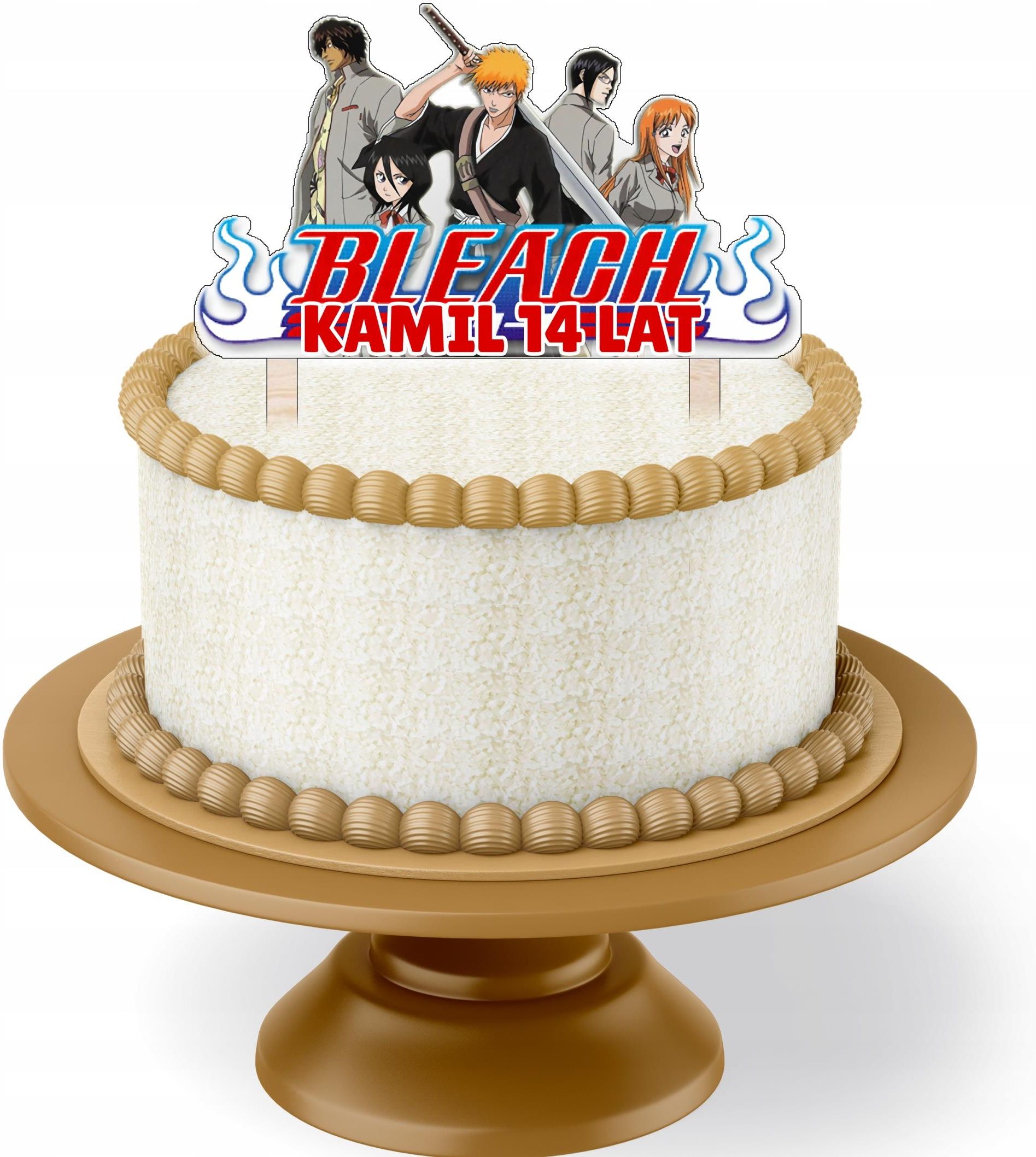 Topper Kolorowy Anime Bleach +Imie - Ceny i opinie - Ceneo.pl