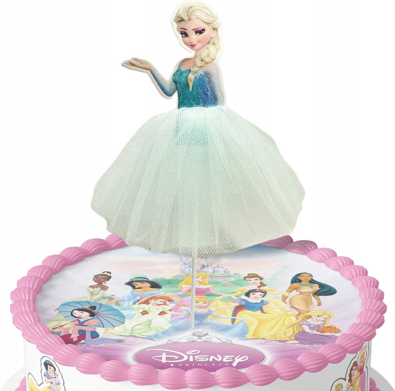 Topper Urodzinowy Na Tort Kraina Lodu Elza Księżniczka 3D Na Urodziny ...