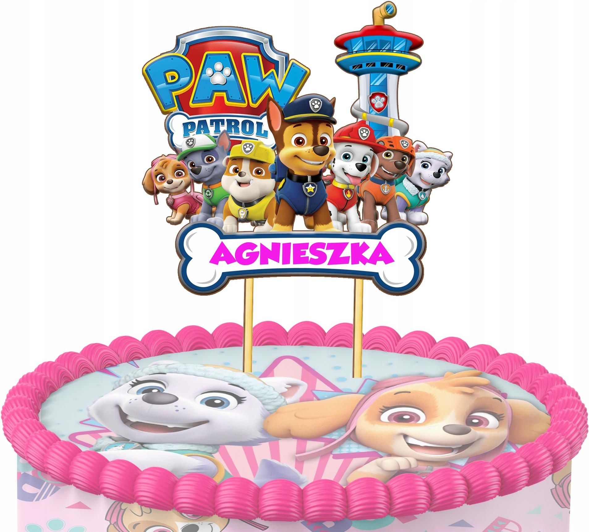 World Case Topper Urodzinowy Na Tort Psi Patrol Imie! - Ceny i opinie ...