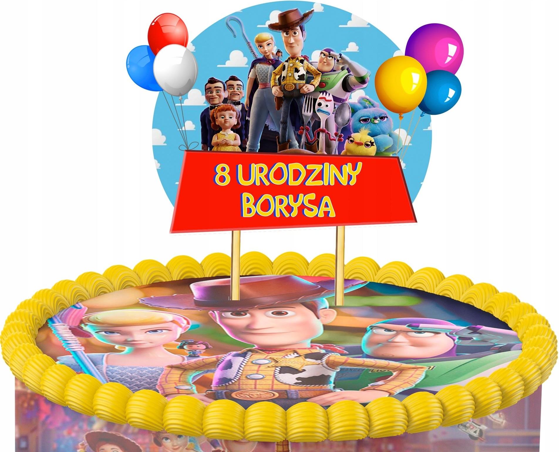 World Case Topper Urodzinowy Na Tort Z Toy Story Imię - Ceny i opinie ...
