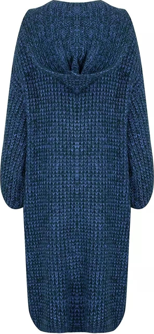 Długi ciepły kardigan sweter gruby splot Valeria M - Ceny i opinie ...