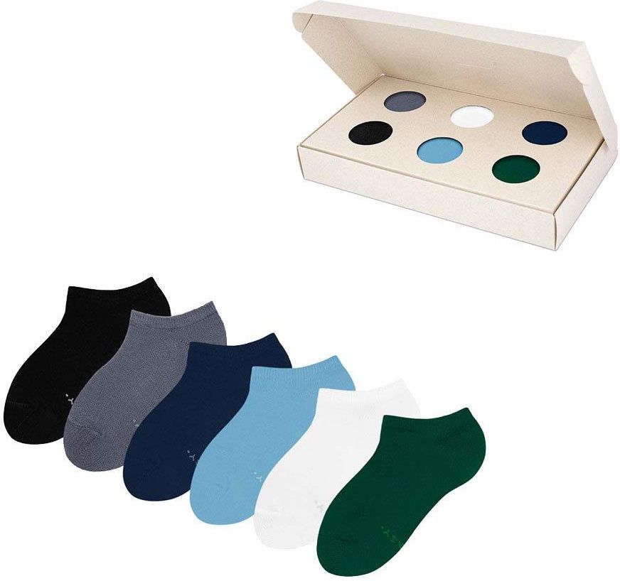 ZOOKSY zestaw klasycznych skarpetek stopek dla dzieci r.30-35 6 par, krótkie skarpetki dziecięce ...