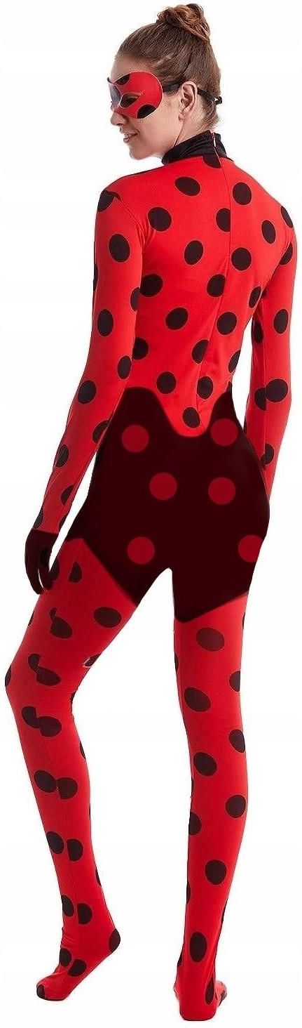 Hopki Strój Kostium Przebranie Biedronka Cosplay Ladybug Kombinezon 158 ...