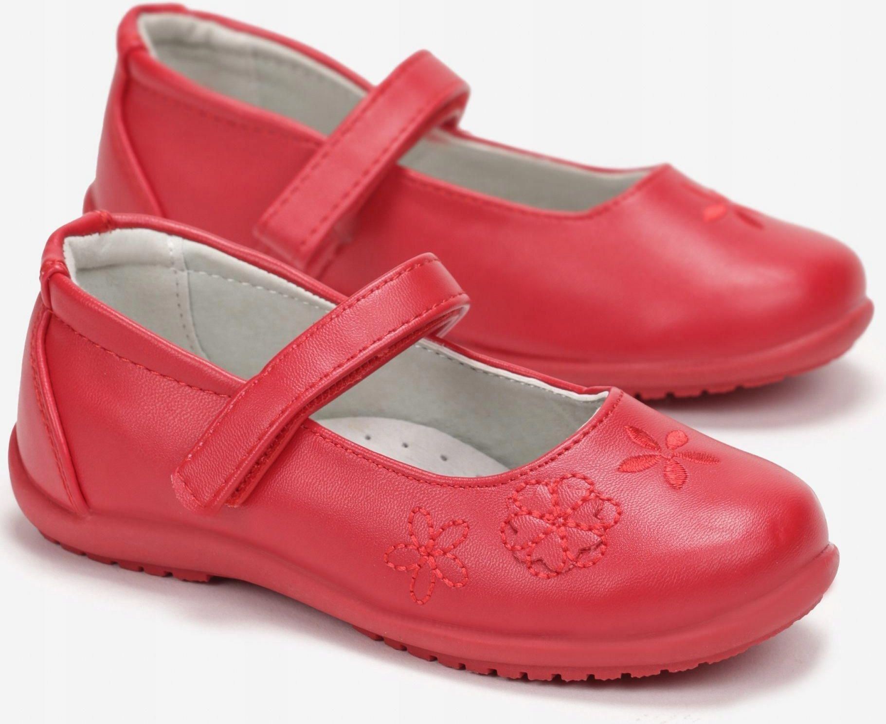 Born2Be Czerwone Balerinki 25 Ekoskóra Casual - Ceny i opinie - Ceneo.pl