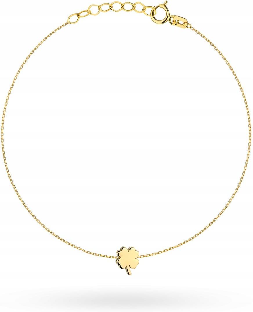 Fugart Bransoletka złota z małą koniczynką - Ceny i opinie - Ceneo.pl