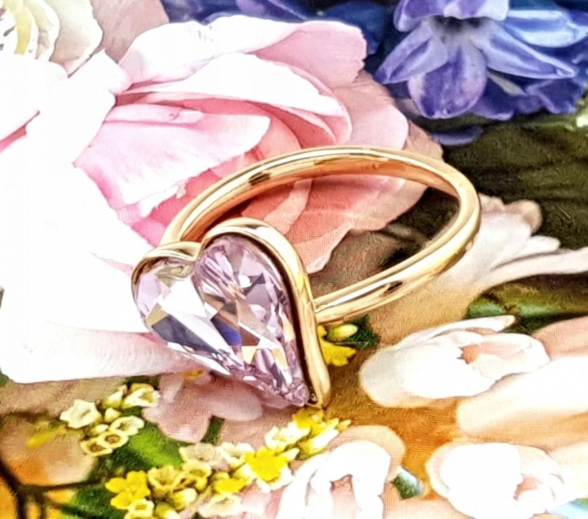 Xuping 0036 Pierścionek 17,00mm złoty Austrian Crystal po - Ceny i ...