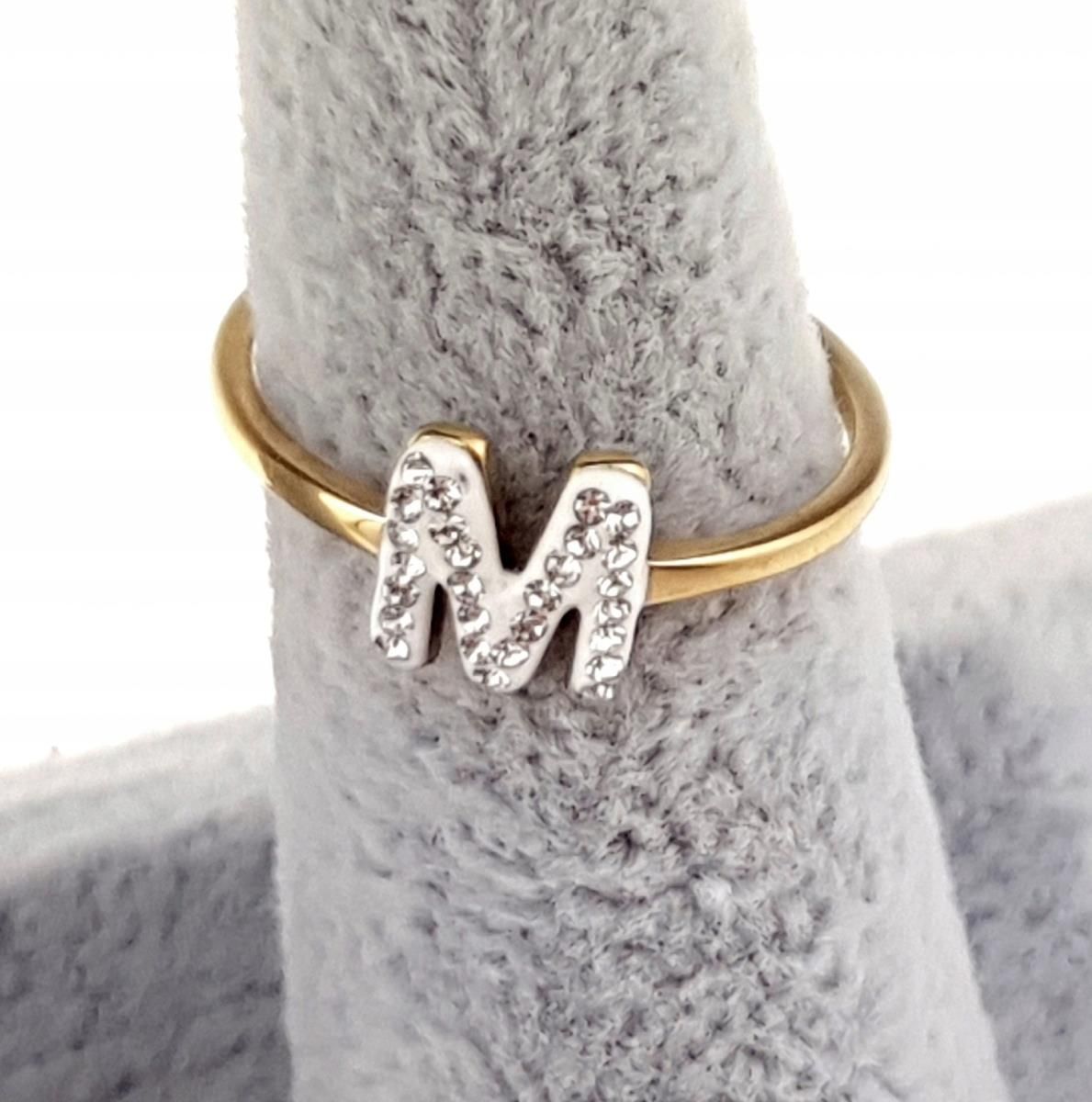 Xuping 0192 Pierścionek 18,30mm złoty stal chirurgiczna - Ceny i opinie - Ceneo.pl