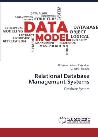 Relational Database Management Systems - Literatura obcojęzyczna - Ceny i opinie - Ceneo.pl