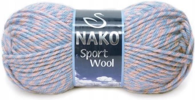 Nako Włóczka Sport Wool 100g/120m wełna 21328 1607022273 - Ceny i ...