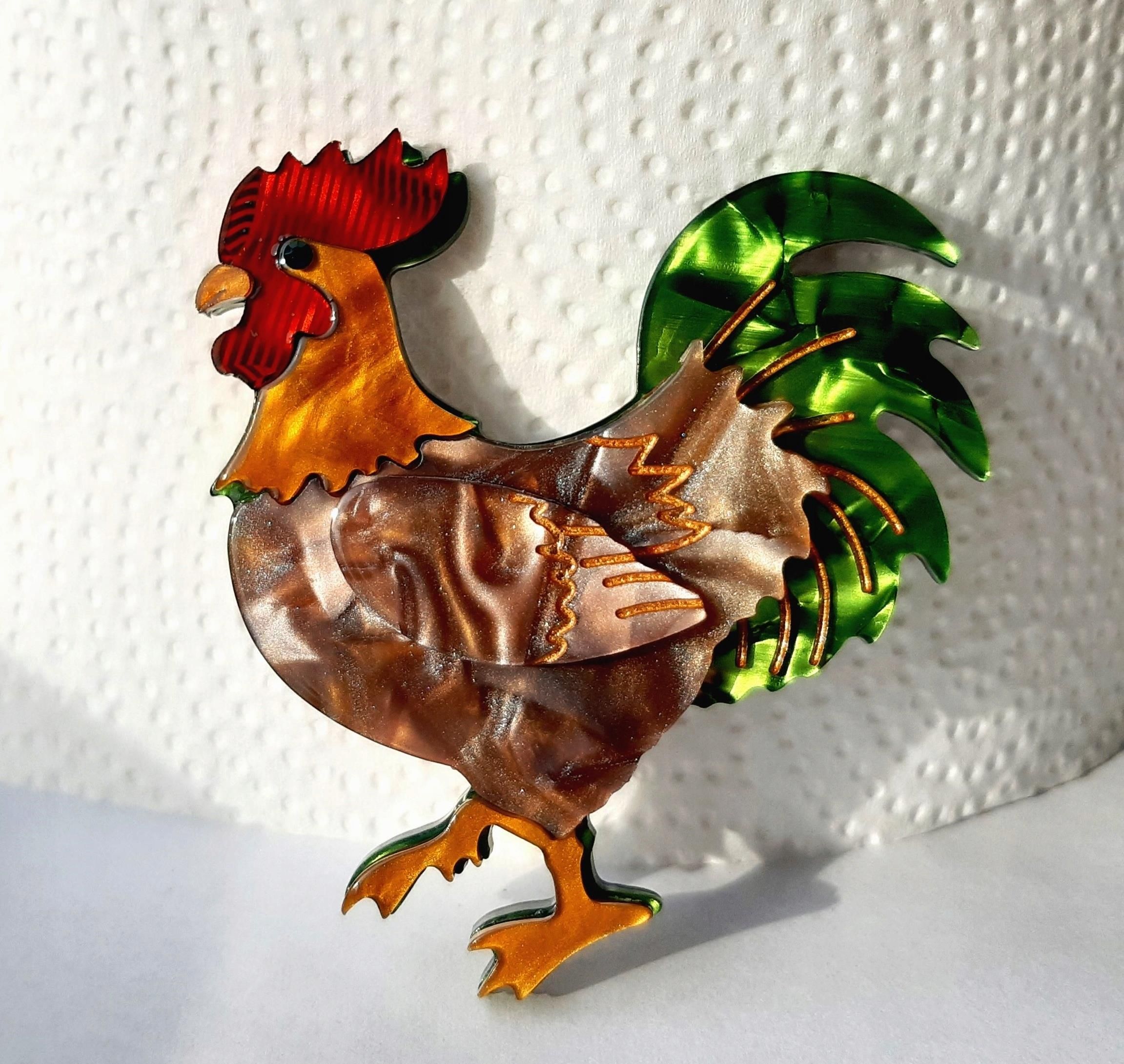 Nowa Przypinka, Brocha, Broszka Kogut, Kogucik - Ceny i opinie - Ceneo.pl