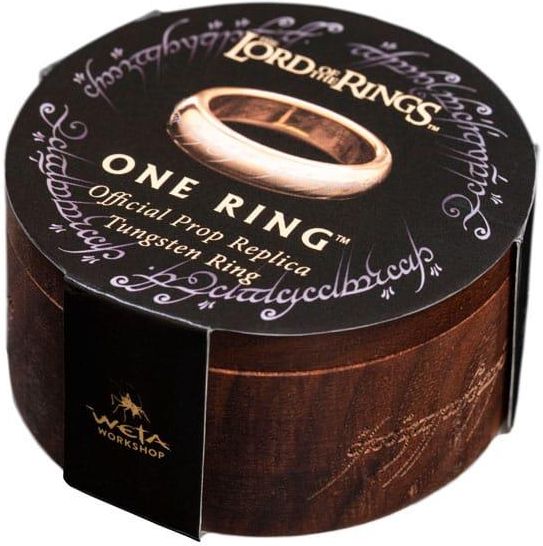 Lord of the Rings Tungsten Ring The One Ring (gold plated) Size 8 ...