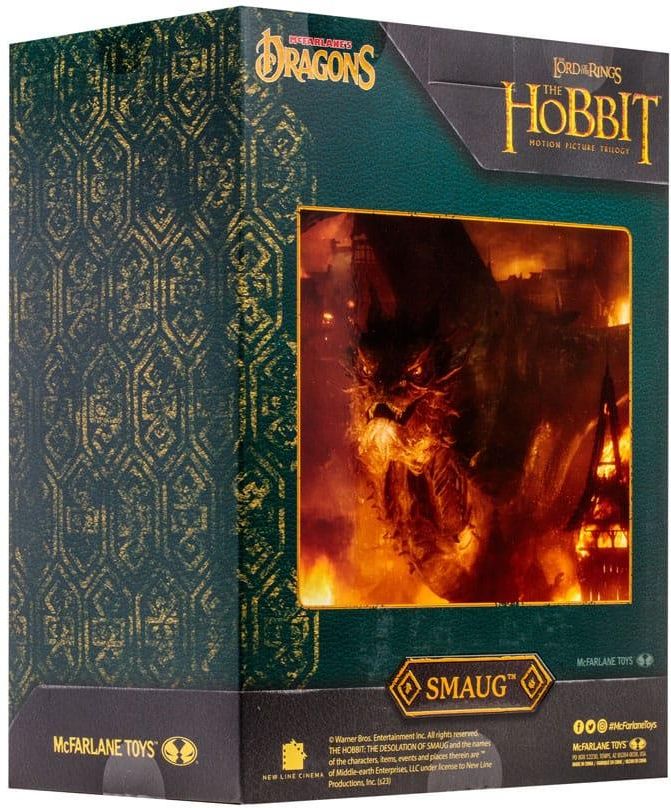 McFarlane's Dragons Series 8 Statue Smaug (The Hobbit) 28 cm - Ceny i ...