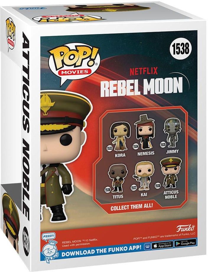 Funko Rebel Moon POP! Movies Vinyl Figure Atticus Noble 9cm nr 1538 ...