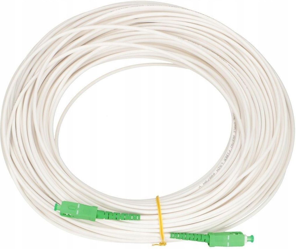Extralink Patchcord Sc/apc-sc/apc Lsoh Jednomodowy Simplex G.657A2 3mm 25m biały (EX16316 ...