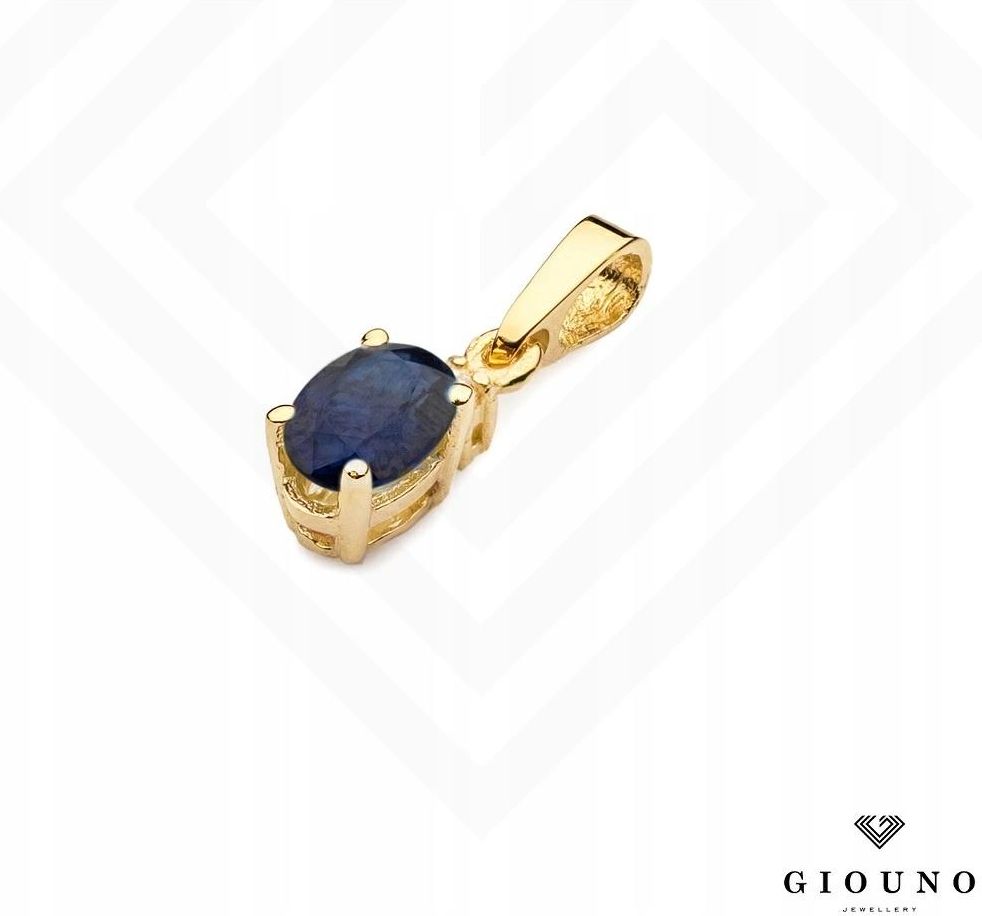 Giouno Jewellery Zawieszka złota 585 z Szafirem i Brylantami 14k - Ceny ...