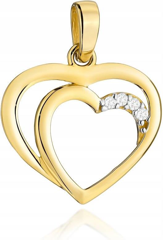 Fugart Zawieszka złota dwa splecione serca Grawer - Ceny i opinie ...