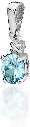 Fugart Zawieszka z topazem i brylantem - Ceny i opinie - Ceneo.pl