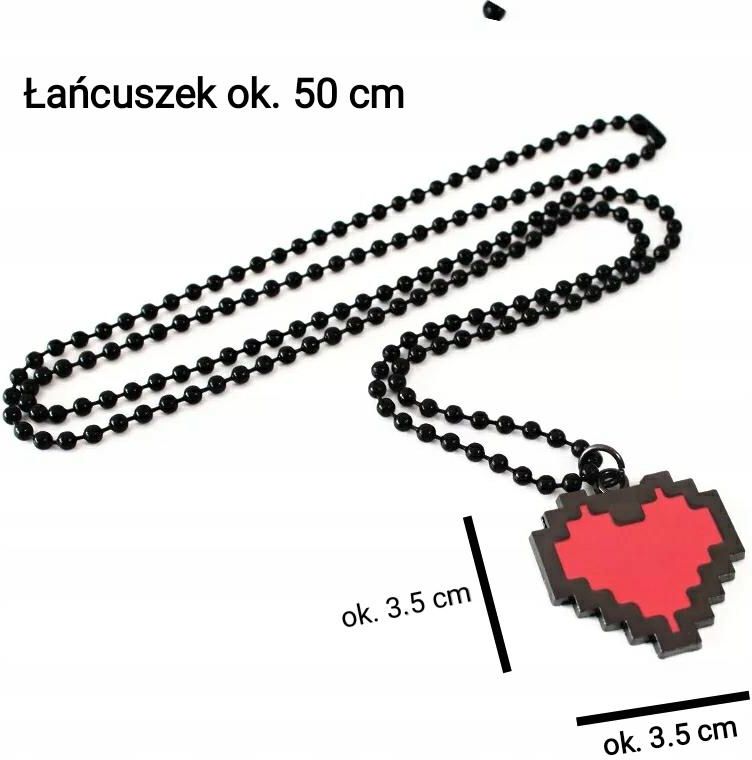 Naszyjnik Minecraft Serce Pixel 's Serduszko Heart - Ceny i opinie ...