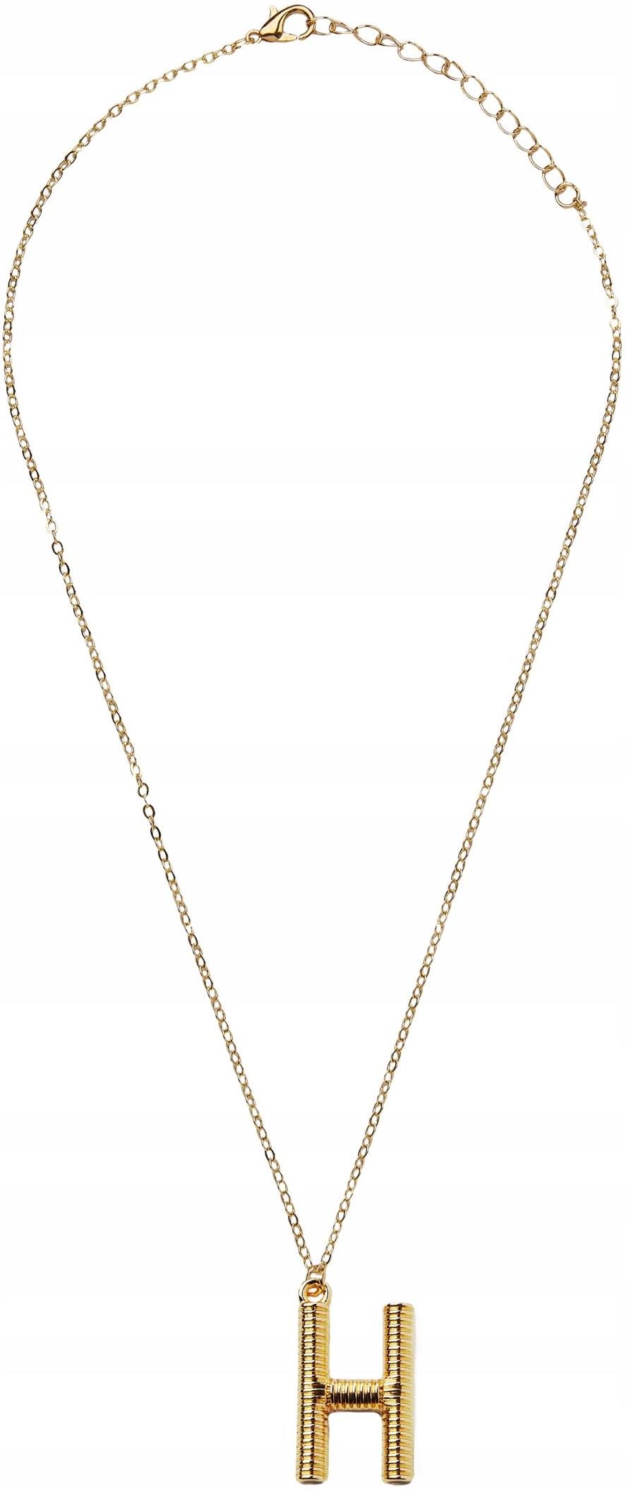 Naszyjnik łańcuch z zawieszką w kształcie litery H - Ceny i opinie ...