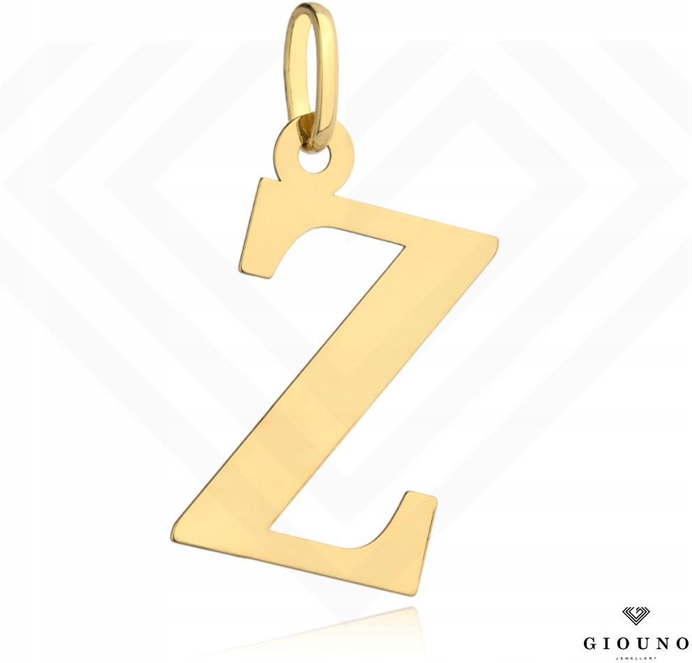 Zawieszka złota 585 literka Z duża - Ceny i opinie - Ceneo.pl
