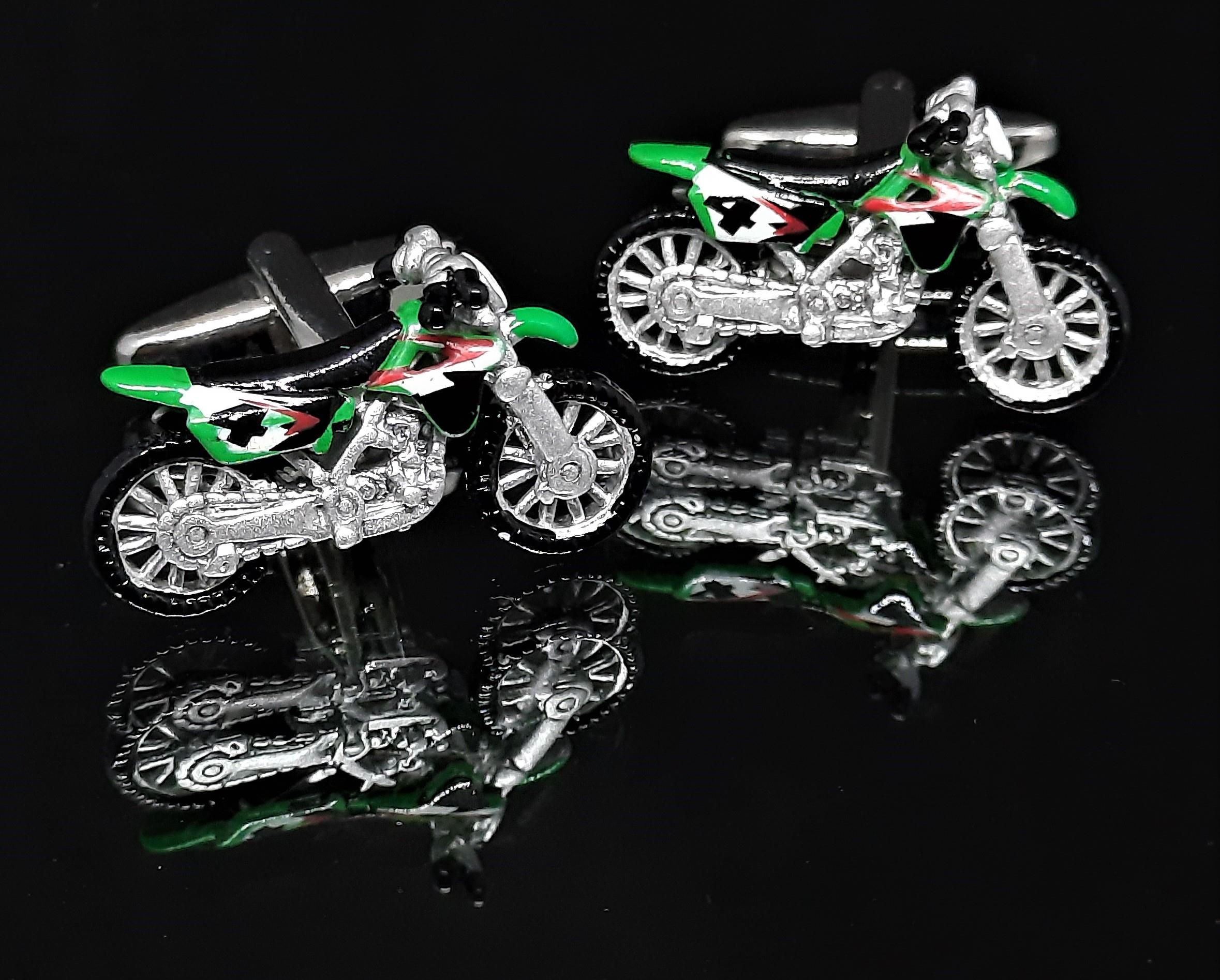 Spinki do mankietów wzór motocykl kross - Ceny i opinie - Ceneo.pl