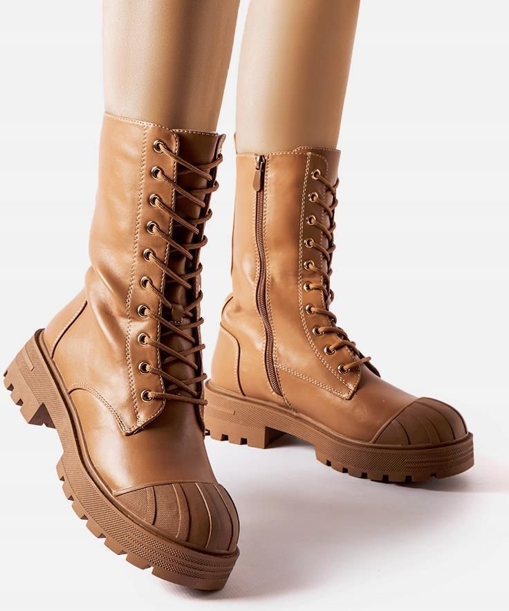 Brązowe ocieplane workery damskie 25967 39 - Ceny i opinie - Ceneo.pl