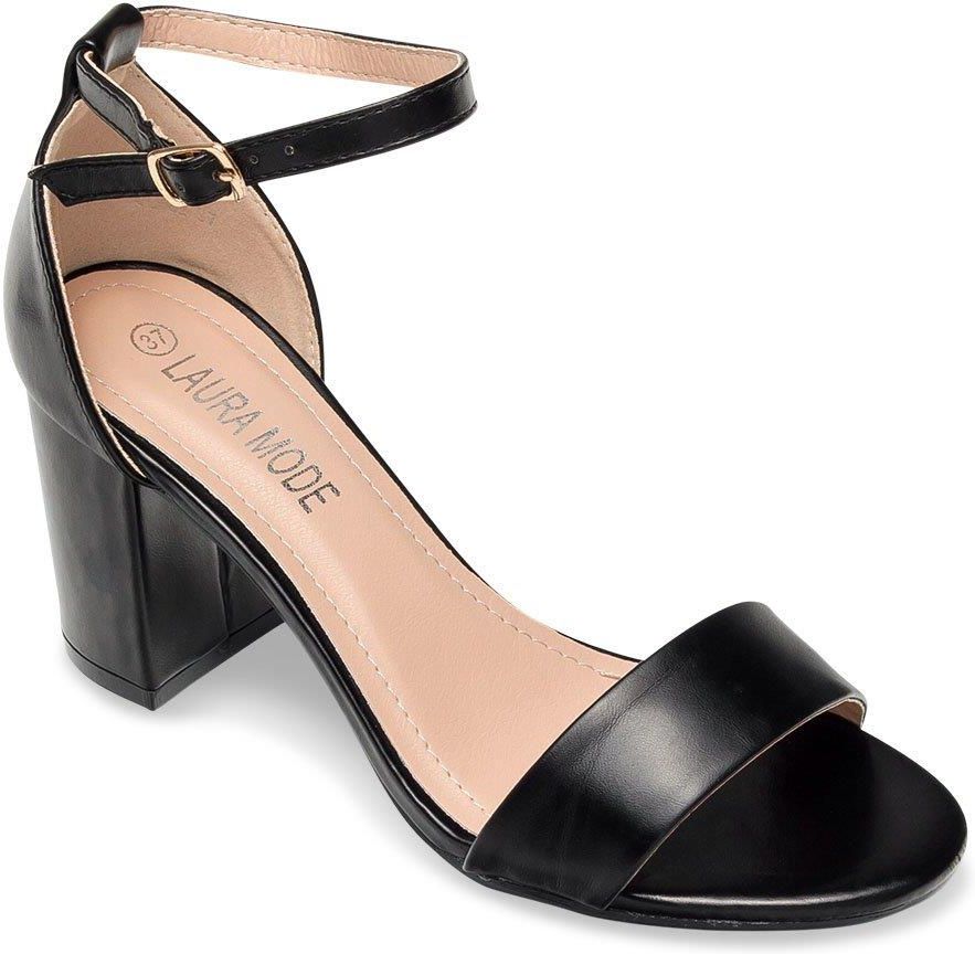 Sandałki damskie, Laura Mode QL-82, czarne, rozmiar 40 - Ceny i opinie ...