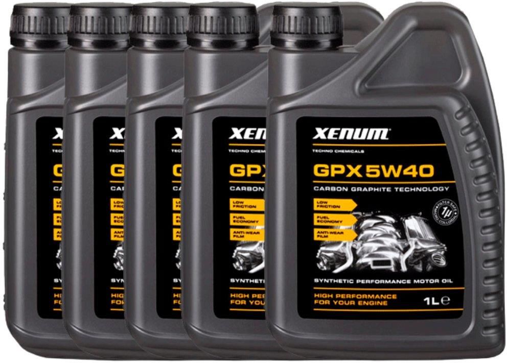 Xenum Z Dodatkiem Grafitu Gpx 5W40 5l - opinie i ceny na Ceneo.pl