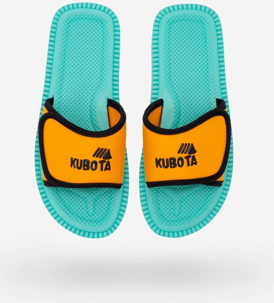 Klapki Kubota Rzep Turkusowo Pomarańczowe 40 - Ceny i opinie - Ceneo.pl