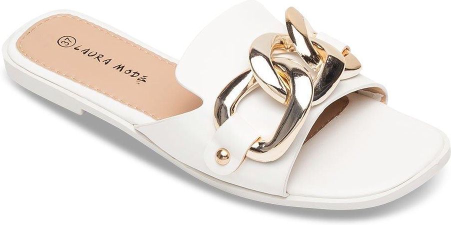 Klapki damskie, Laura Mode F-37, białe, rozmiar 38 - Ceny i opinie ...
