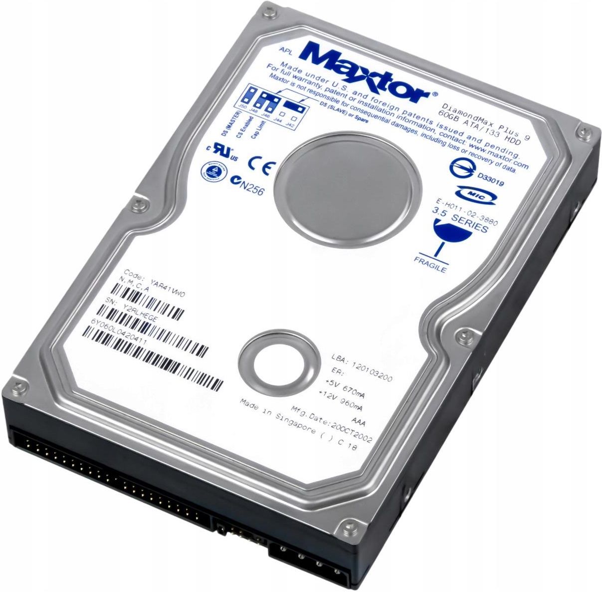 Dysk twardy Seagate DIAMONDMAX PLUS 9 60GB (6Y060L0) - Opinie i ceny na ...