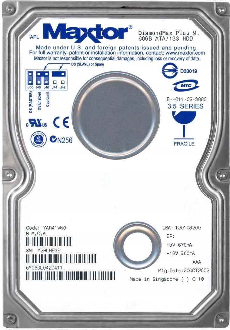 Dysk twardy Seagate DIAMONDMAX PLUS 9 60GB (6Y060L0) - Opinie i ceny na ...