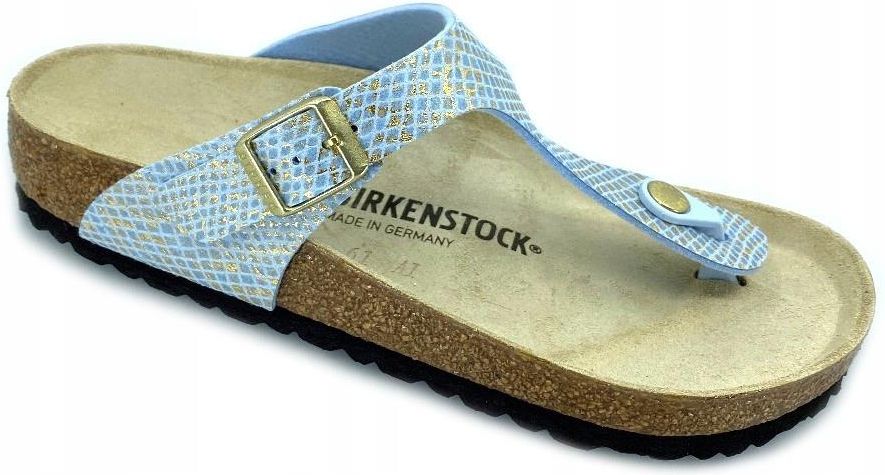 Birkenstock Japonki Gizeh Python Dusty Blue 38 - Ceny i opinie - Ceneo.pl