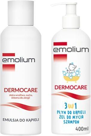 Emolium Dermocare 400 Ml Emulsja Do Kąpieli + Emolium Dermocare 3W1 ...