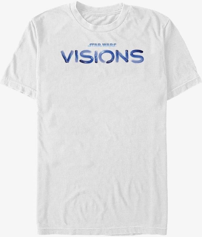 Queens Star Wars: Visions - Blue STVision Logo Unisex T-Shirt White ...