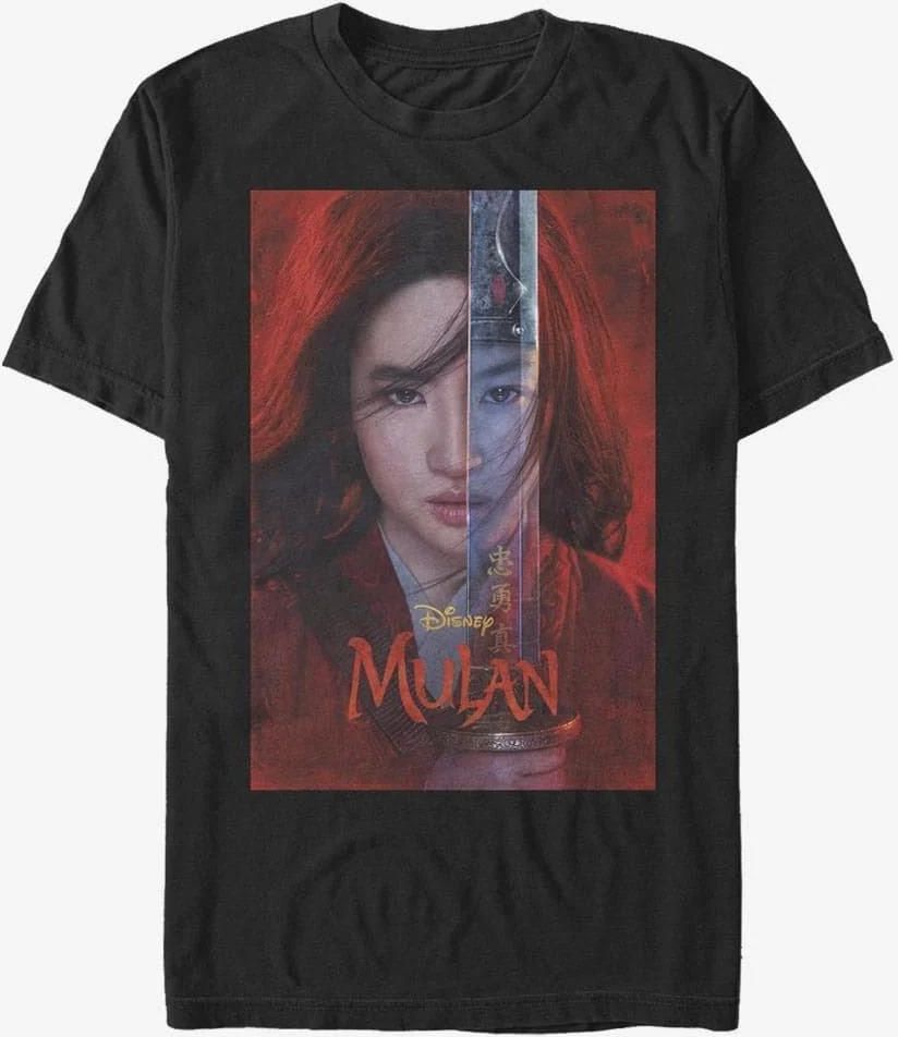 Queens Disney Mulan: Live Action - Mulan Poster Unisex T-Shirt Black - Ceny i opinie - Ceneo.pl