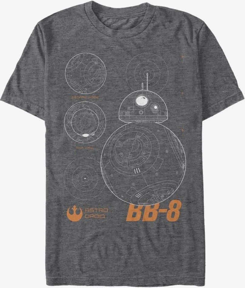 Queens Star Wars: Episode 7 - BeeBee Unisex T-Shirt Dark Heather Grey ...