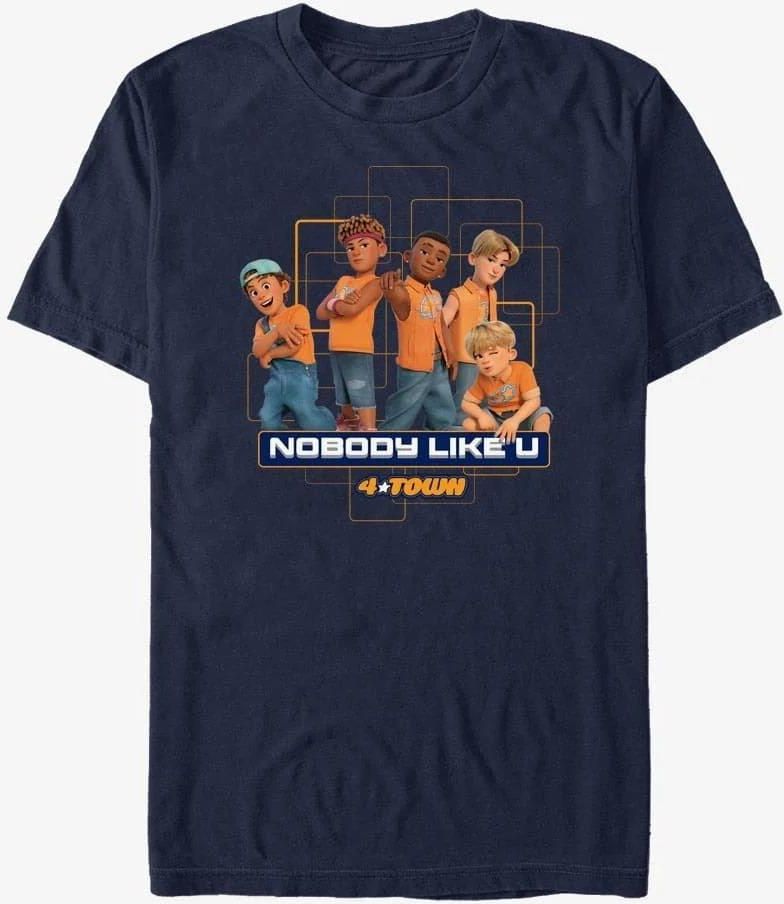 Queens Pixar Turning Red - Boy Blocks Unisex T-Shirt Navy Blue - Ceny i ...