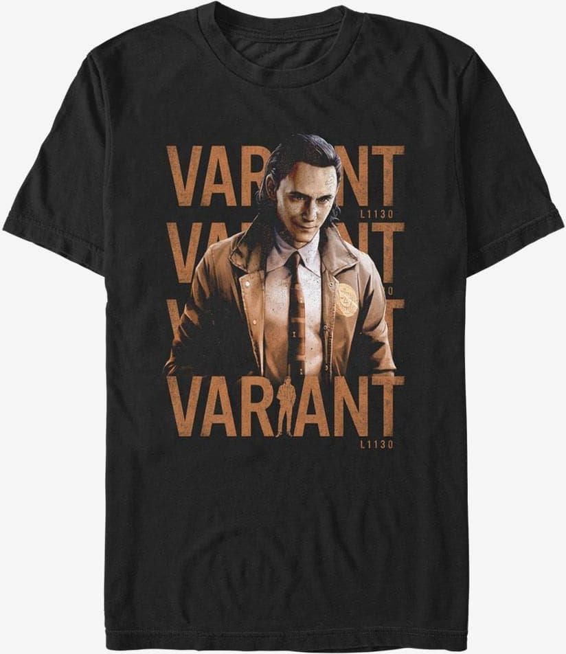 Queens Marvel Loki - Variant Poster Unisex T-Shirt Black - Ceny i ...