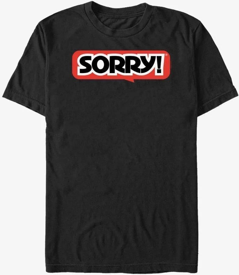 Queens Hasbro Sorry - SORRY LOGO Unisex T-Shirt Black - Ceny i opinie ...